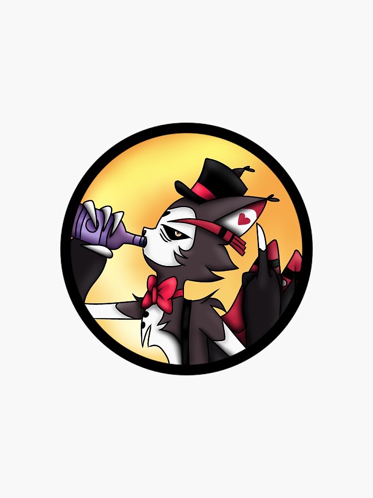 "Husk sticker Hazbin Hotel" Sticker for Sale by Cometcos | Redbubble