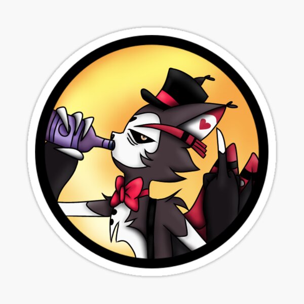 "Husk sticker Hazbin Hotel" Sticker for Sale by Cometcos | Redbubble