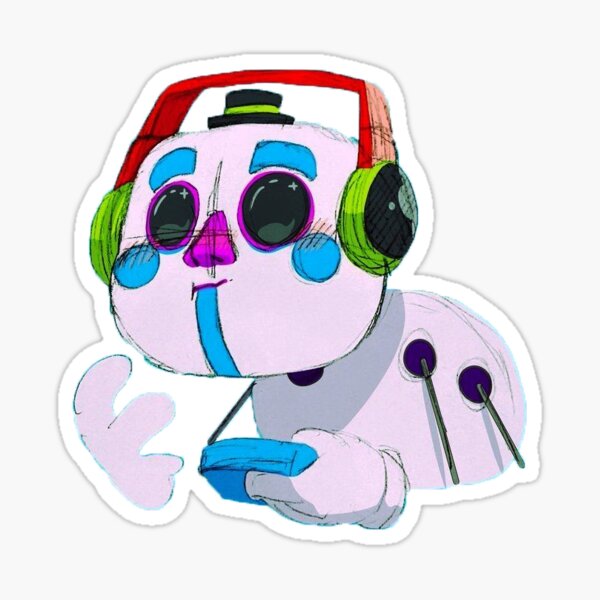 "dj music man fanart" Sticker for Sale by MarciaGfxt | Redbubble