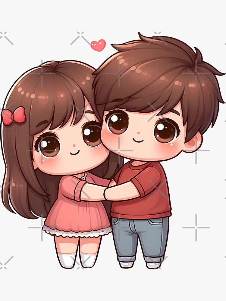 "lovely couple" Sticker for Sale by ebialonestar | Redbubble