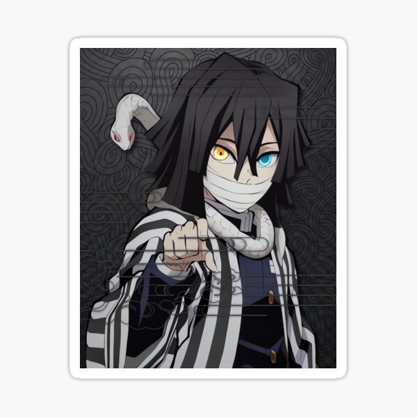 "Obanai Iguro" Sticker for Sale by akashiartz | Redbubble