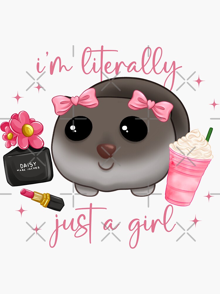 "Just a girl, I'm literally just a girl, Hamster meme, Hamster girl ...
