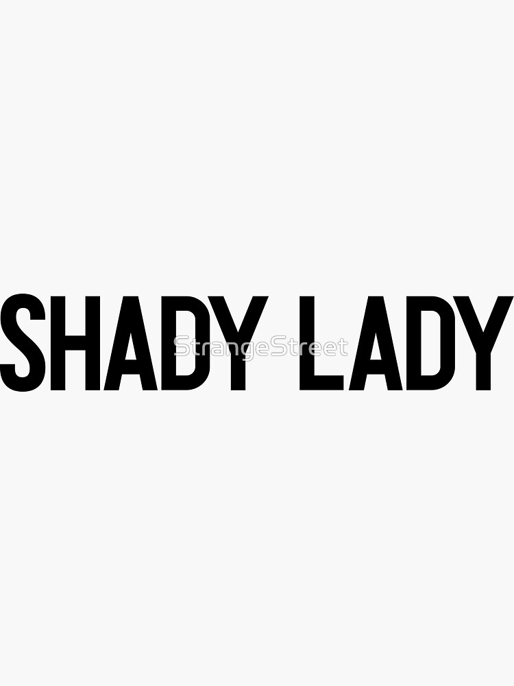 "Shady Lady : Hipster Teenager" Sticker by StrangeStreet | Redbubble