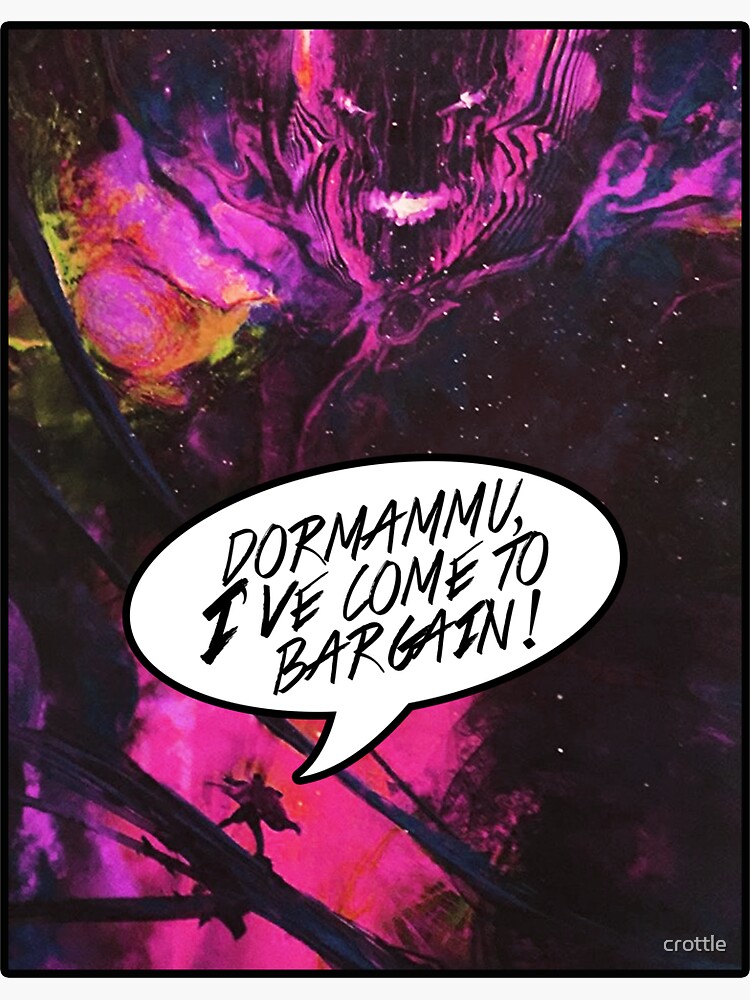 "Dormammu" Sticker for Sale by crottle | Redbubble
