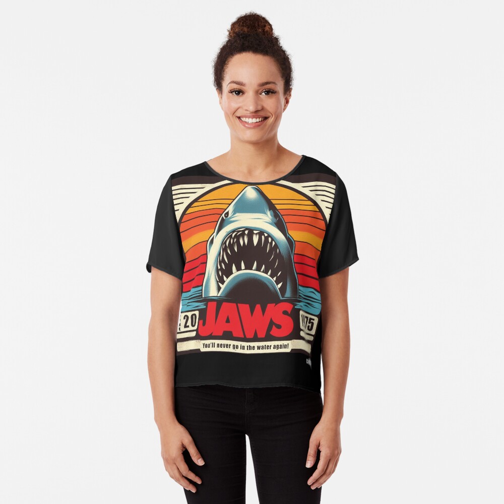 "Jaws Movie" Sticker for Sale by ChunkByChunk | Redbubble