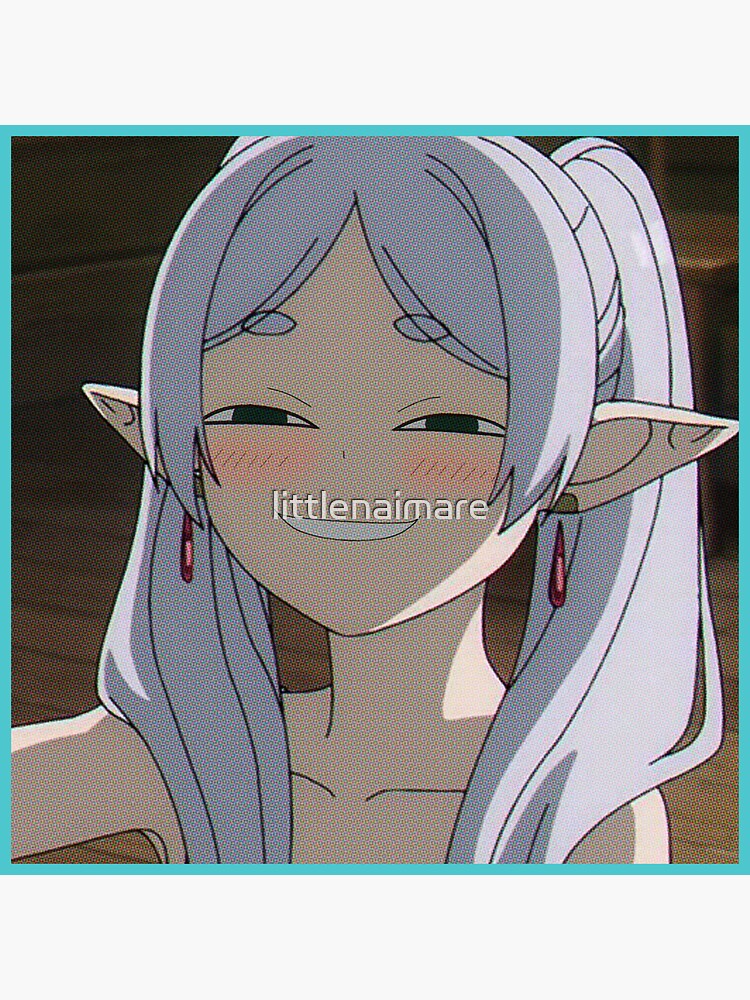 "FRIEREN Anya Smug Face" Sticker by littlenaimare | Redbubble