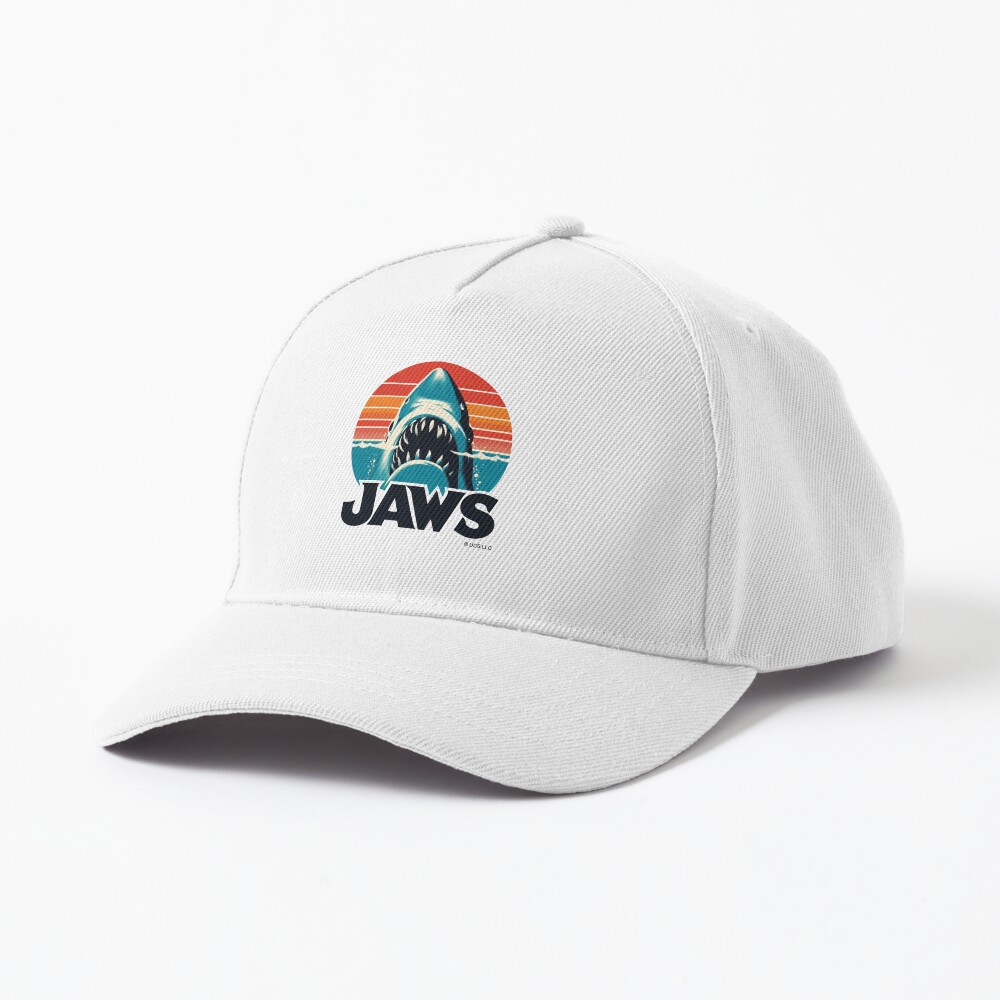 "Jaws Retro" Sticker for Sale by ChunkByChunk | Redbubble