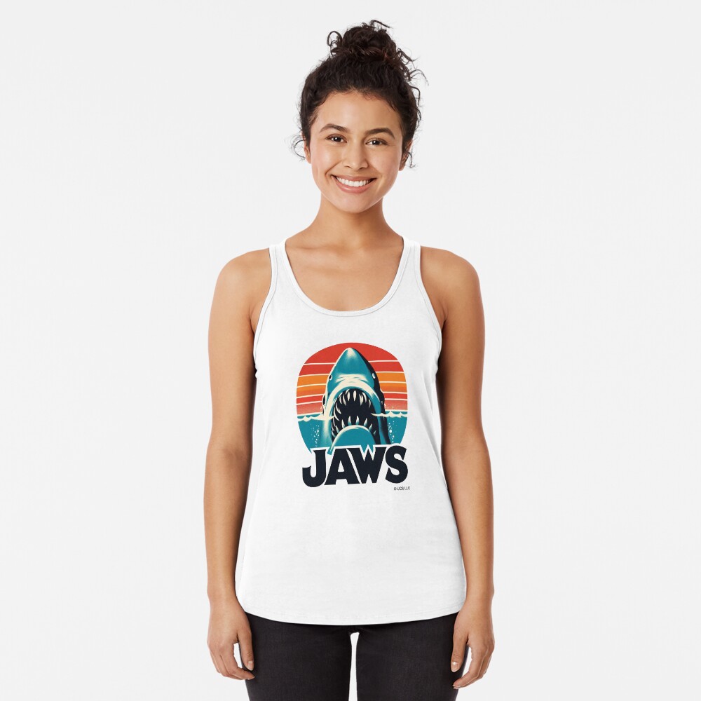 "Jaws Retro" Sticker for Sale by ChunkByChunk | Redbubble