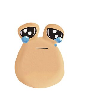 "Sad Neglected Pou" Sticker for Sale by Kitkat1031 | Redbubble