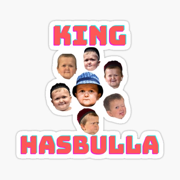 "Hasbulla Face - Cute Style" Sticker for Sale by Epistlepass | Redbubble