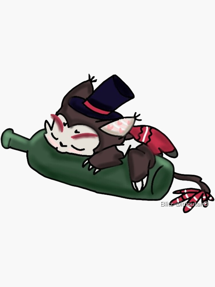 "Chibi sleeping Husk - Hazbin Hotel" Sticker for Sale by Artist-Hallie ...