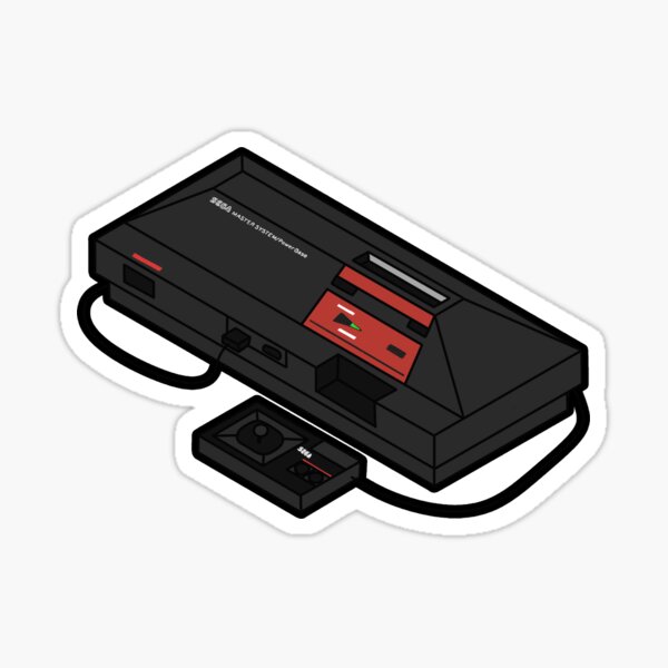 "Retro Gaming: Master System" Sticker for Sale by HalflightSTAY | Redbubble