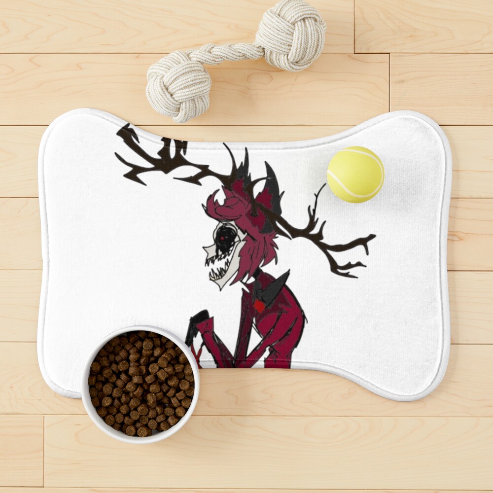 "demonic Alastor from - Hazbin Hotel" Sticker for Sale by Artist-Hallie ...