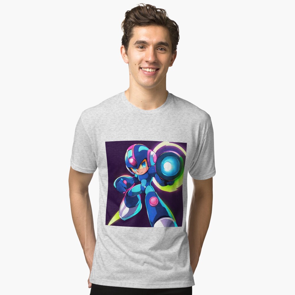 "Megaman By Alay" Sticker for Sale by alayparmar | Redbubble