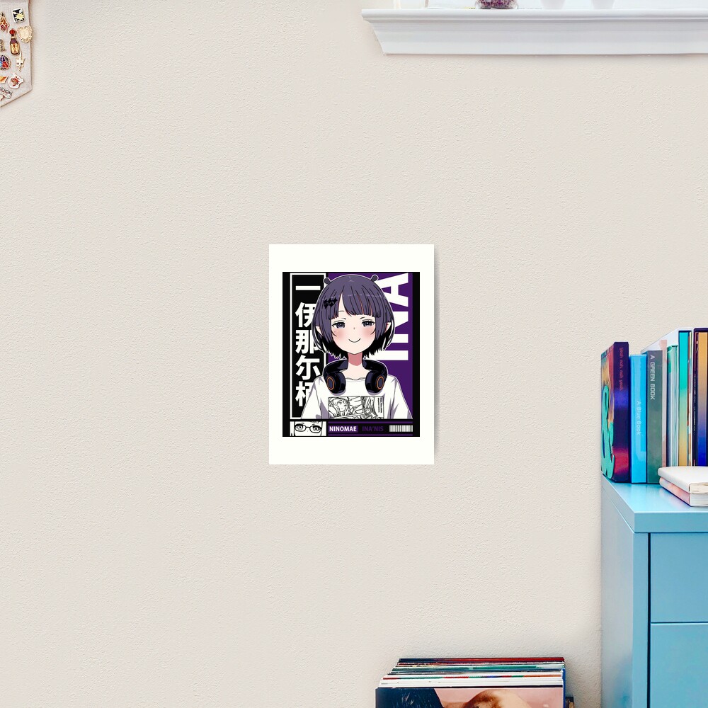 "Ninomae Inanis Ina Smug" Poster for Sale by RoshondaGibs | Redbubble