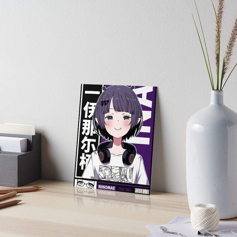 "Ninomae Inanis Ina Smug" Poster for Sale by RoshondaGibs | Redbubble