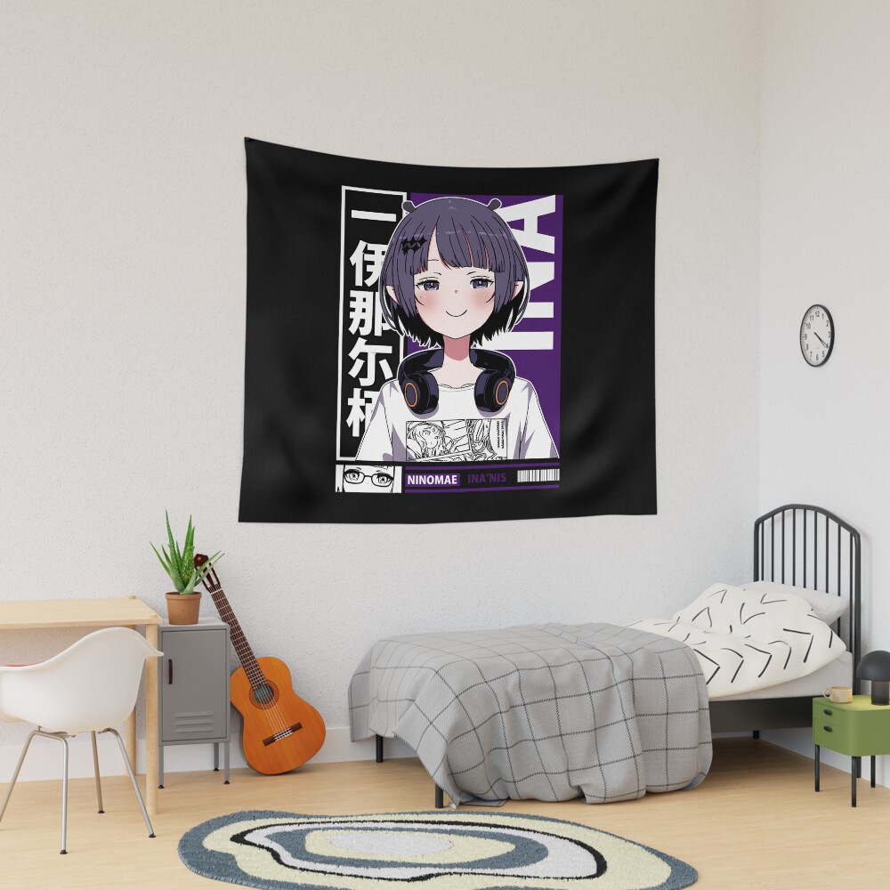 "Ninomae Inanis Ina Smug" Poster for Sale by RoshondaGibs | Redbubble