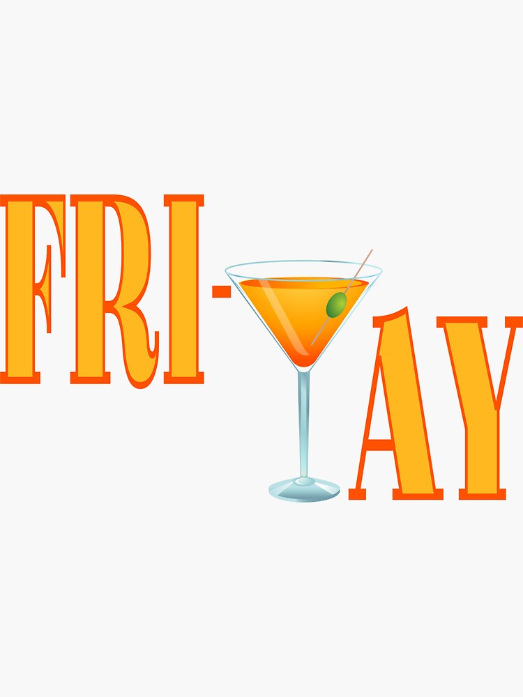 "Fri-yay Design - Unicorn on a Friyay Tee - Cocktail Friyay Art ...