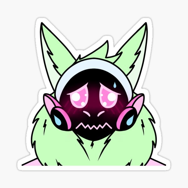 "Shybot Headshot" Sticker for Sale by LilBeastman | Redbubble