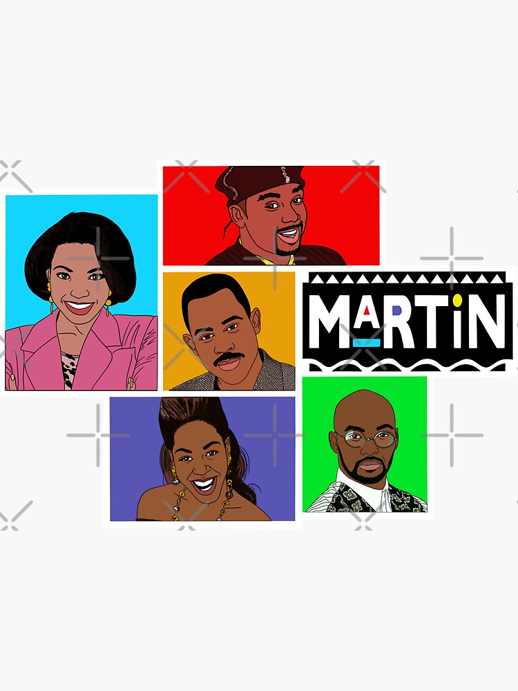 "Martin" Sticker for Sale by Seconya | Redbubble