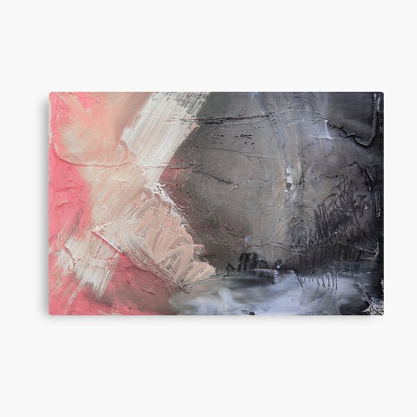 "Starting Point,Pink Blue Abstract Giclee,Pink grey Giclee Print ...
