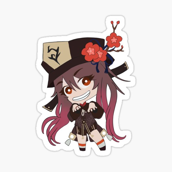"Hutao chibi" Sticker for Sale by kubojr | Redbubble