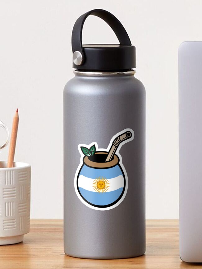 "Yerba Mate Argentina Flag" Sticker for Sale by Domiska | Redbubble