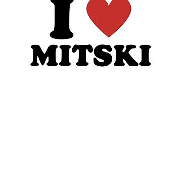 "I love Mitski T'shirt" Sticker by anapaolapr21 | Redbubble
