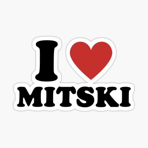"I love Mitski T'shirt" Sticker by anapaolapr21 | Redbubble
