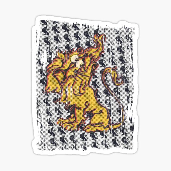 "The Cowardly Lion of Oz is a Coward - Lion Of Oz" Sticker for Sale by ...