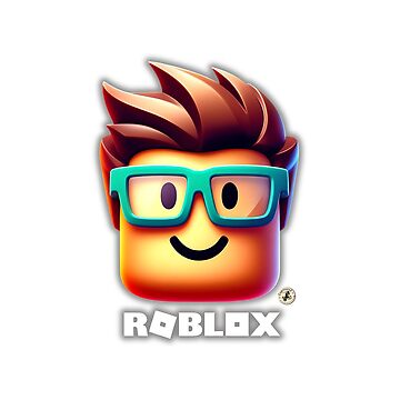 "Roblox Face" Sticker for Sale by CapricornX | Redbubble