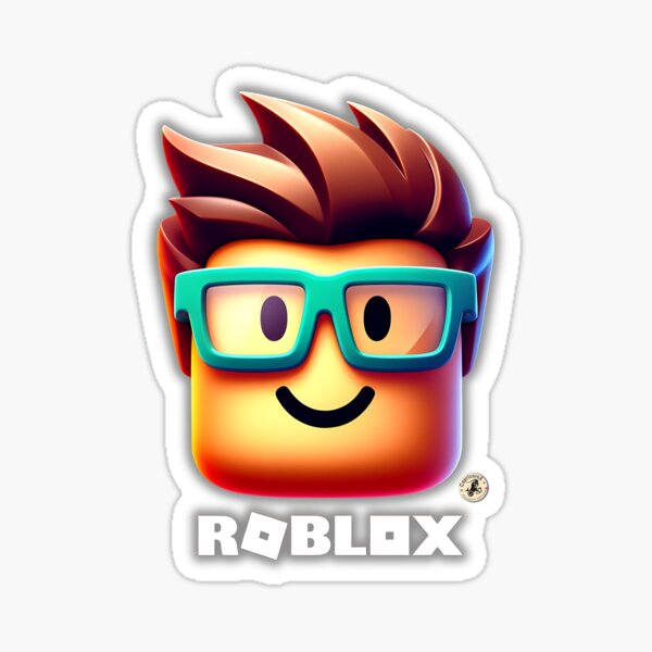 "Roblox Face" Sticker for Sale by CapricornX | Redbubble