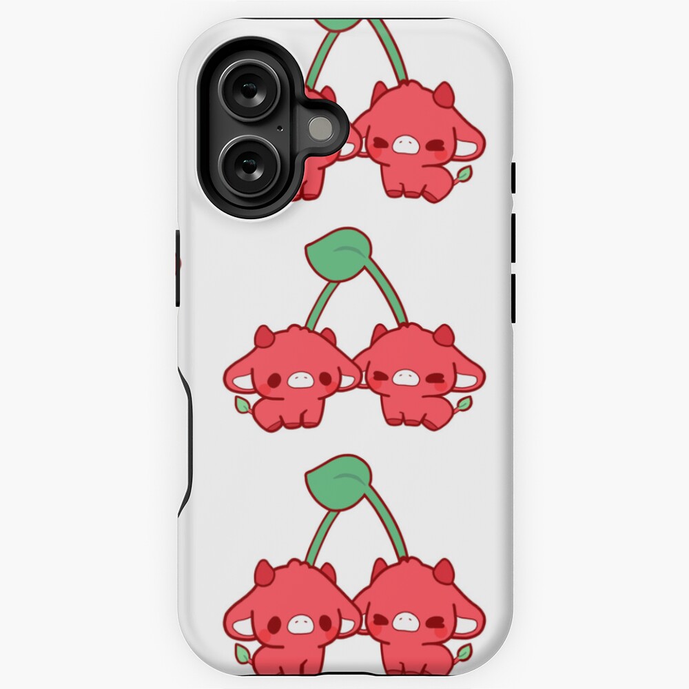"Kawaii Cherry Cow" Sticker for Sale by jennysselling | Redbubble