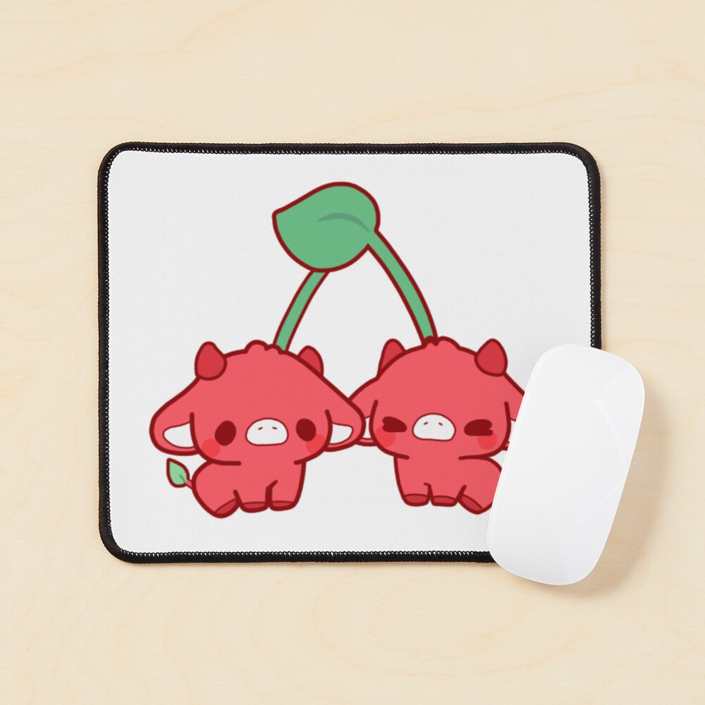 "Kawaii Cherry Cow" Sticker for Sale by jennysselling | Redbubble