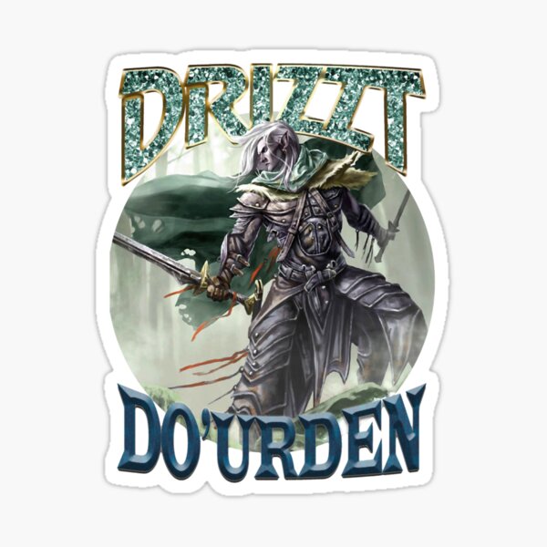 "Drizzt Do Urden Rap Album Cover" Sticker for Sale by CherylRuff ...