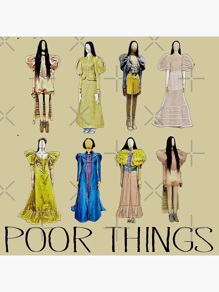 "Emma Stone Bella Costumes From Poor Things - Costume Design" Poster ...