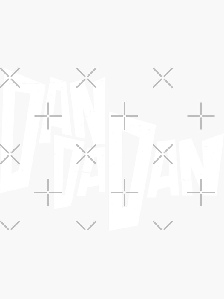 "Dandadan logo eng /ダンダダン W" Sticker by JCBA | Redbubble