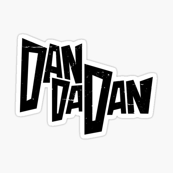 "Dandadan logo eng /ダンダダン B" Sticker by JCBA | Redbubble