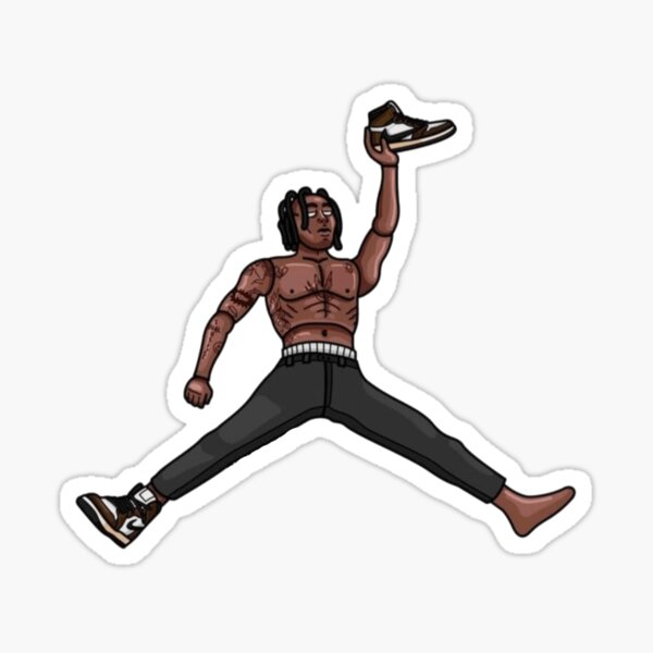 "Travis scott art" Sticker for Sale by BubbleStreet | Redbubble