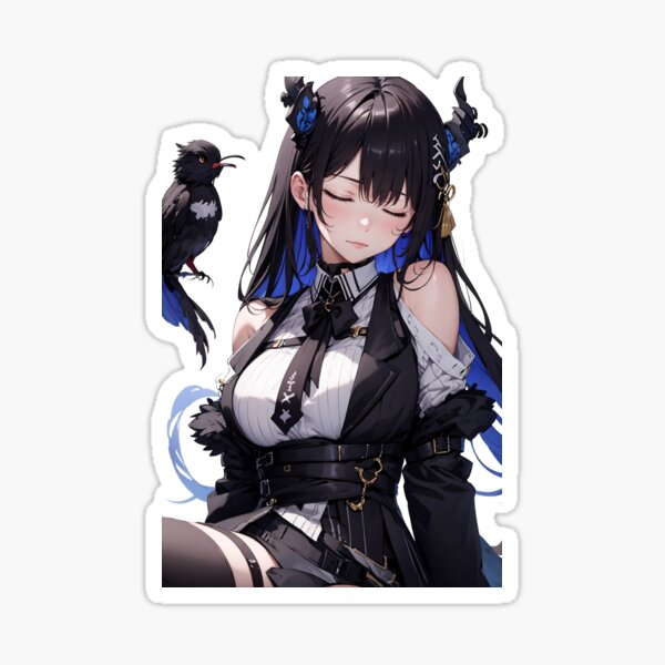 "Nerissa Ravencroft - Hololive Virtual Youtuber Fanart" Sticker for ...