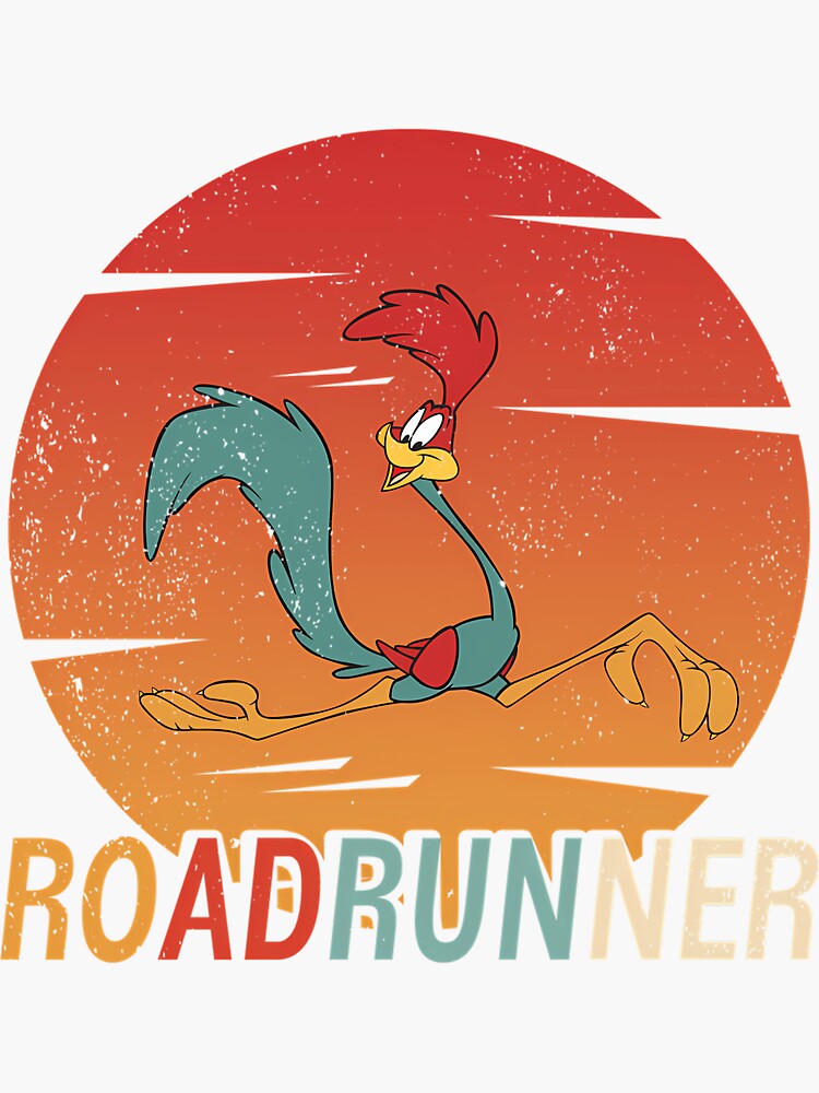 " Vintage Retro Roadrunner Silhouette" Sticker for Sale by TamikaGlenn9 ...