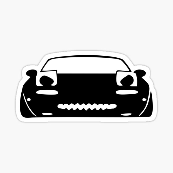 "ANGRY MIATA NA MAZDA MX5 MK1" Sticker for Sale by TOMX5 | Redbubble