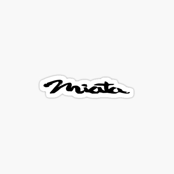 "MIATA LOGO" Sticker von TOMX5 | Redbubble