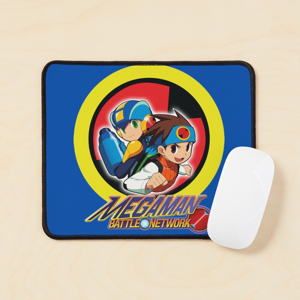 "Mega Man Battle Network Poster Lan & Megaman" Sticker for Sale by ...