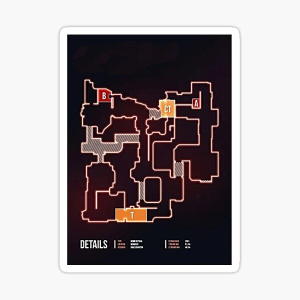 "Counter Strike 2 CS 2 maps fanart characters" Sticker for Sale by ...