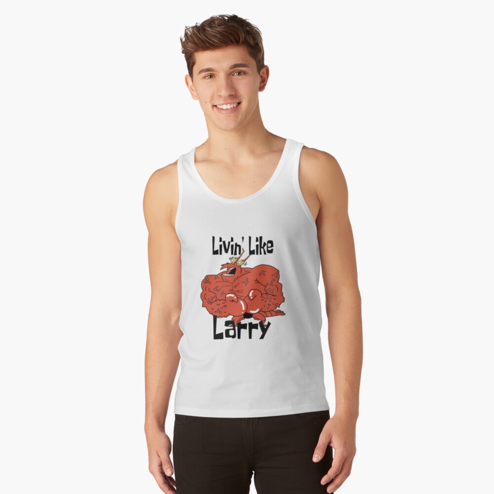 "Livin' Like Larry - Spongebob Squarepants" Sticker for Sale by ...