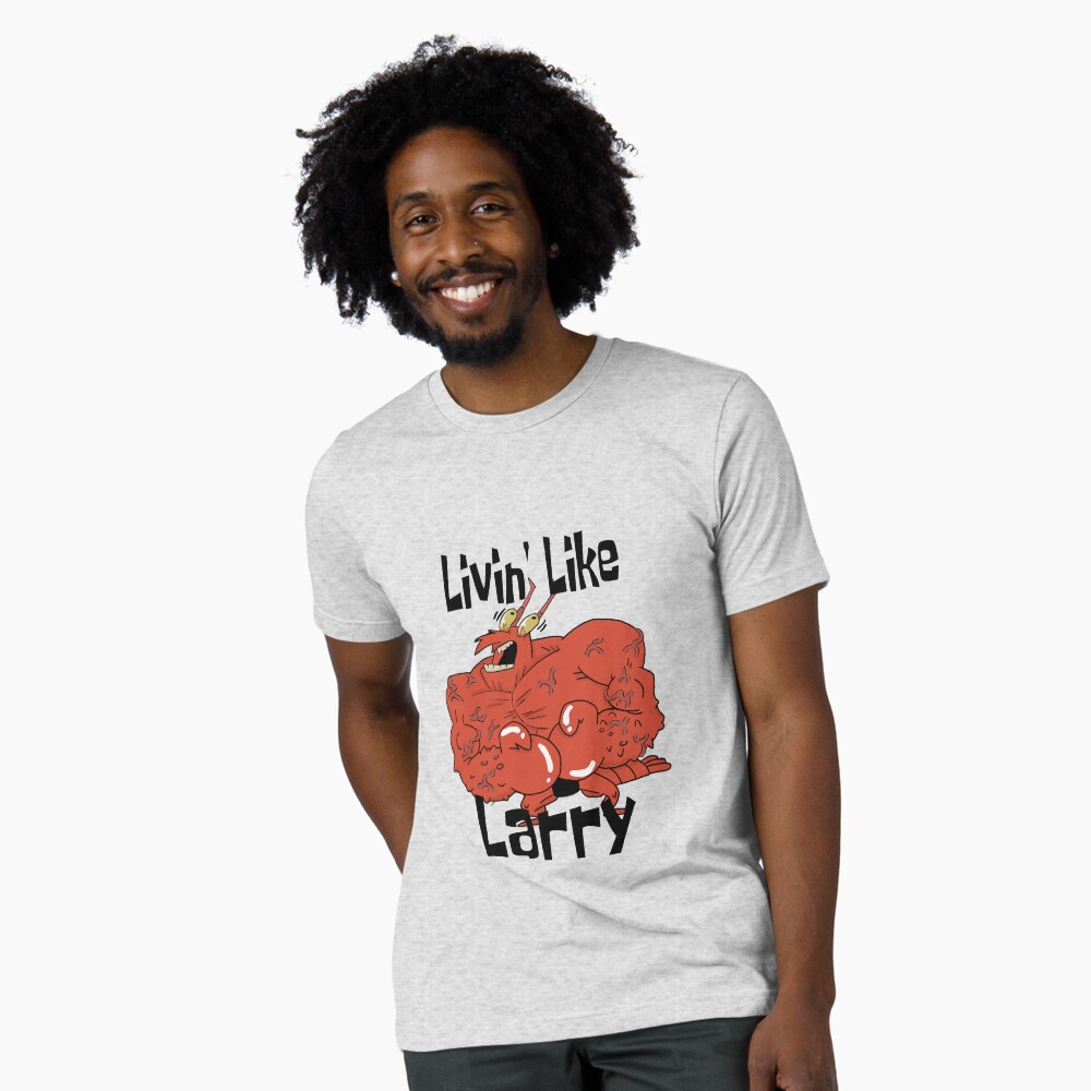 "Livin' Like Larry - Spongebob Squarepants" Sticker for Sale by ...
