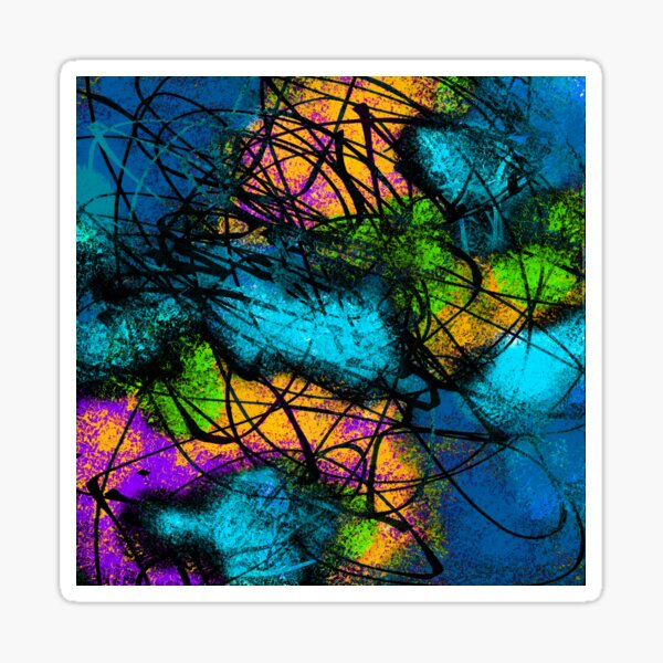 "Dizzy" Sticker by juggleelephants | Redbubble