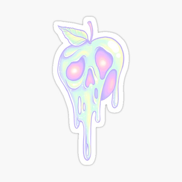 "Poison Apple" Sticker for Sale by paisleydrawrrs | Redbubble