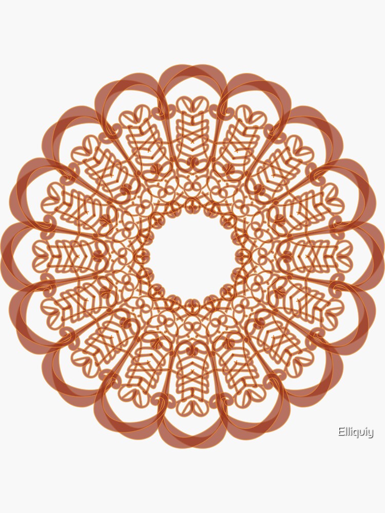 "Centurion - Elliquiy Script Pattern" Sticker for Sale by Elliquiy ...